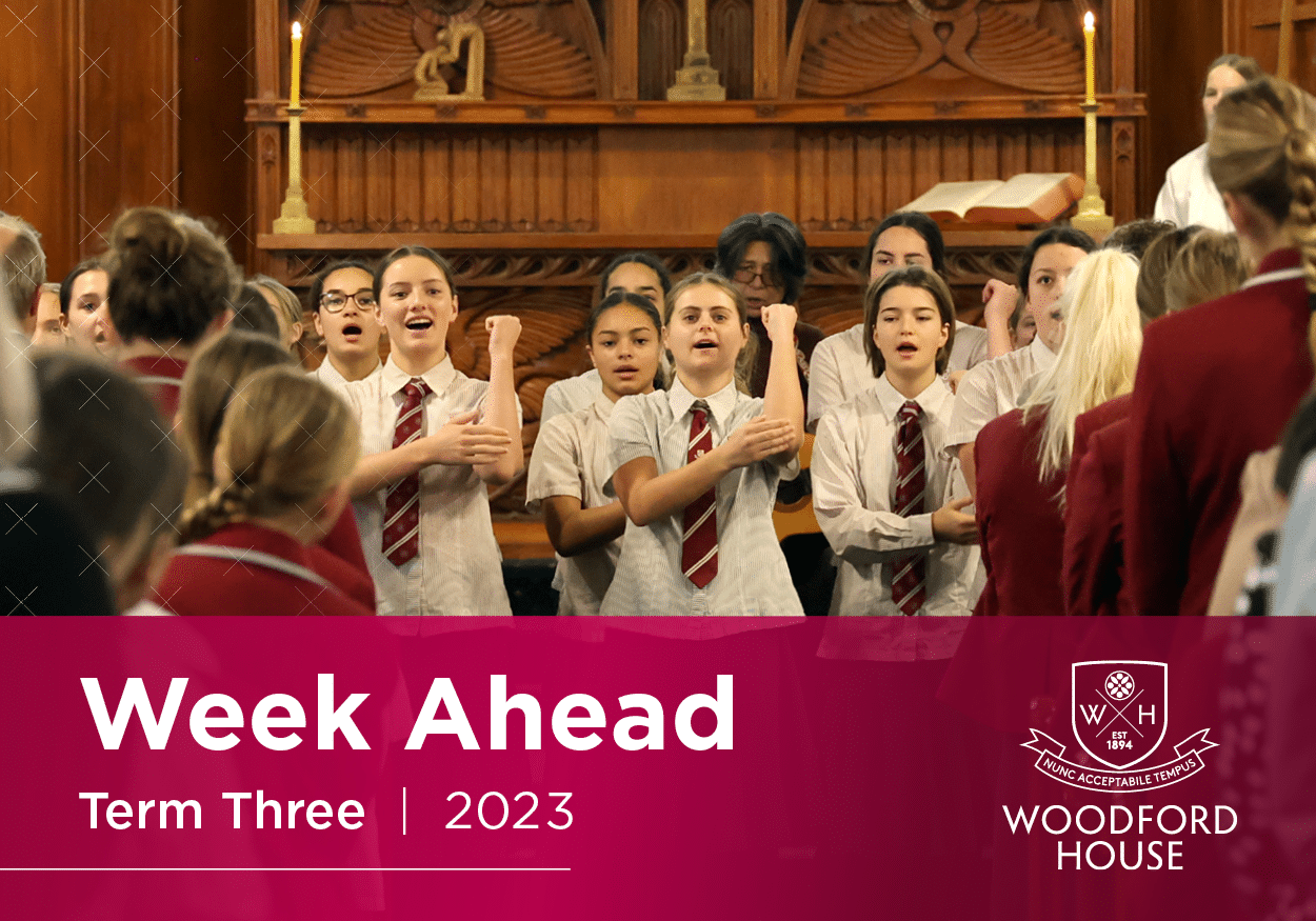 Newsletters Week Ahead - Woodford School